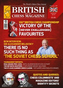 British Chess Magazine Subscription UK Offer