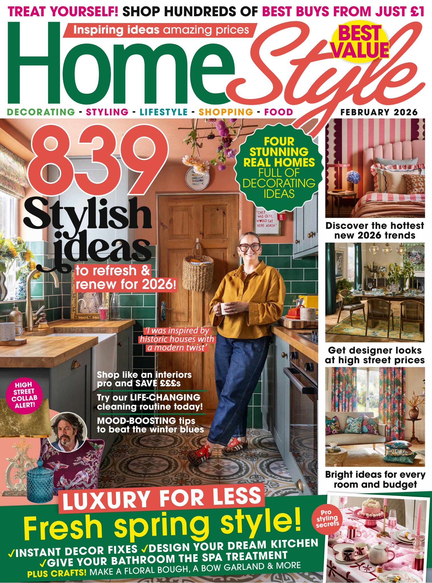 HomeStyle Magazine Subscriptions & Offers | magazine.co.uk