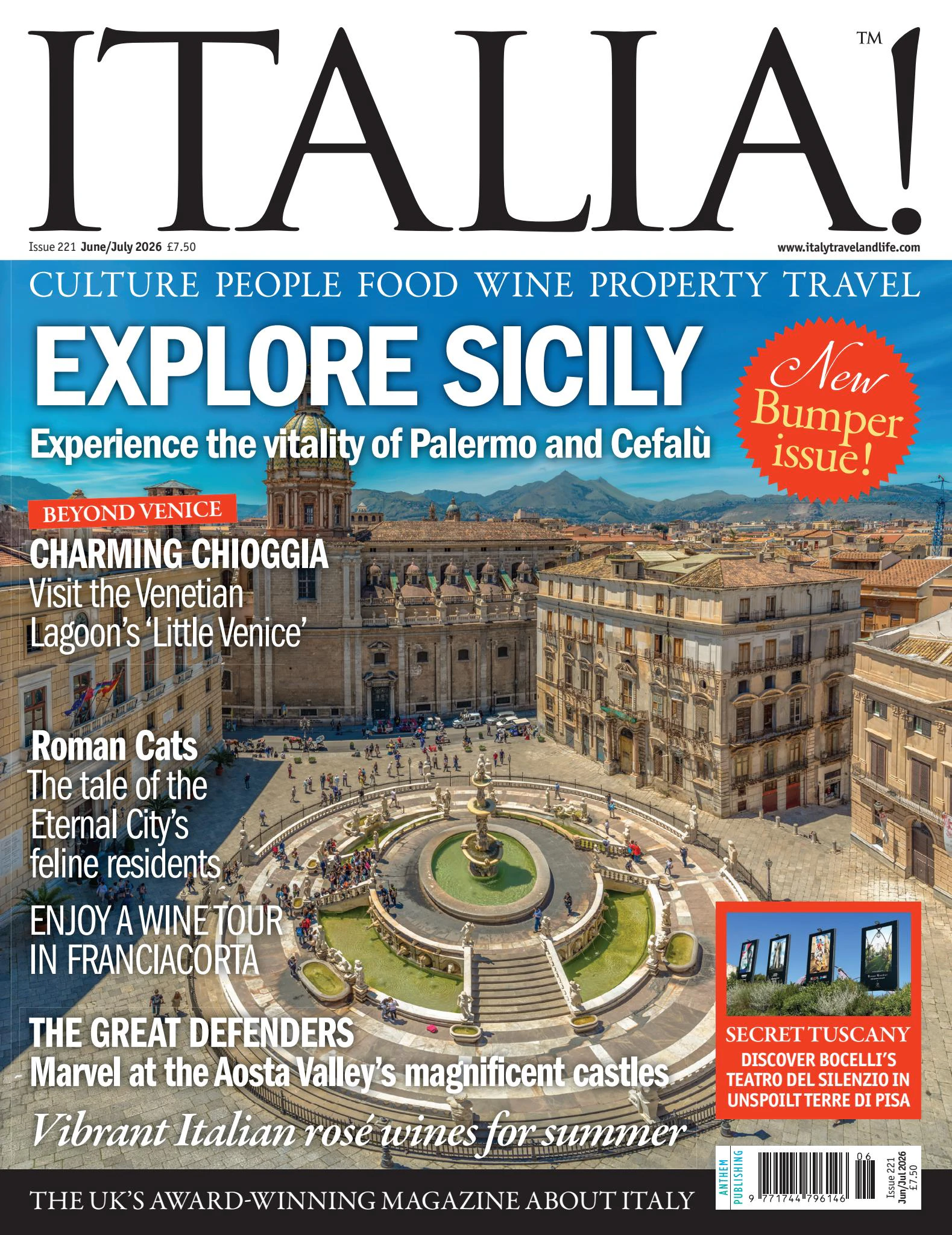Italia Magazine Subscription Offers | magazine.co.uk
