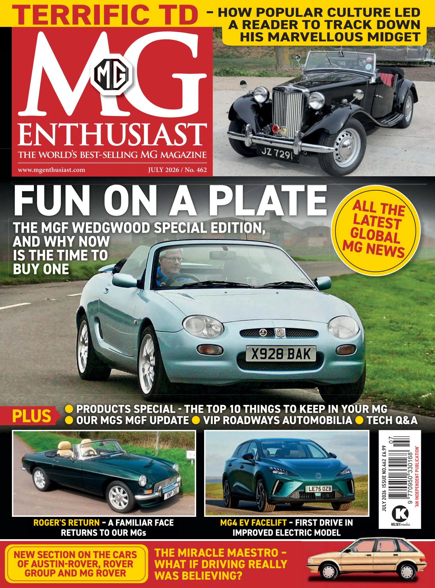 MG Enthusiast Magazine Subscription UK Offer
