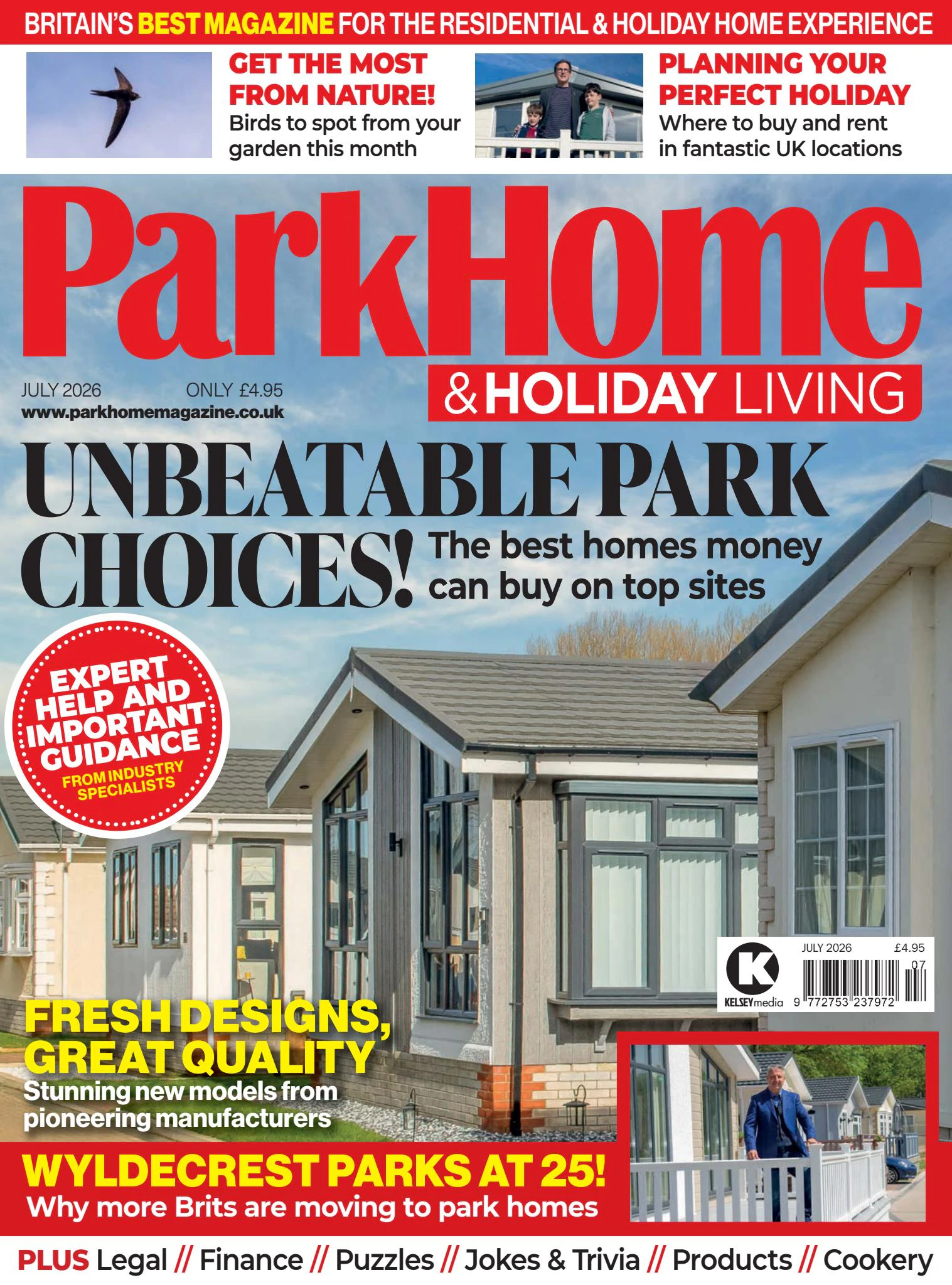 Park Homes & Holiday Living Magazine Subscription Offers UK
