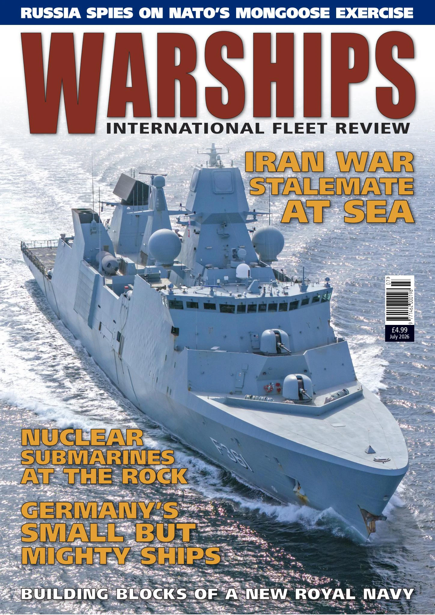 Warships International Fleet Review Magazine Subscription
